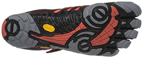 Vibram Women's V-Train Cross-Trainer Shoe, Black/Coral/Grey, 36 EU/6 M US