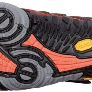 Vibram Women's V-Train Cross-Trainer Shoe, Black/Coral/Grey, 37 EU/6.5 M US