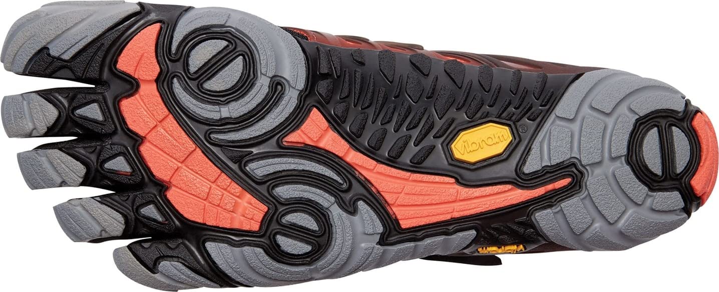 Vibram Women's V-Train Cross-Trainer Shoe, Black/Coral/Grey, 37 EU/6.5 M US