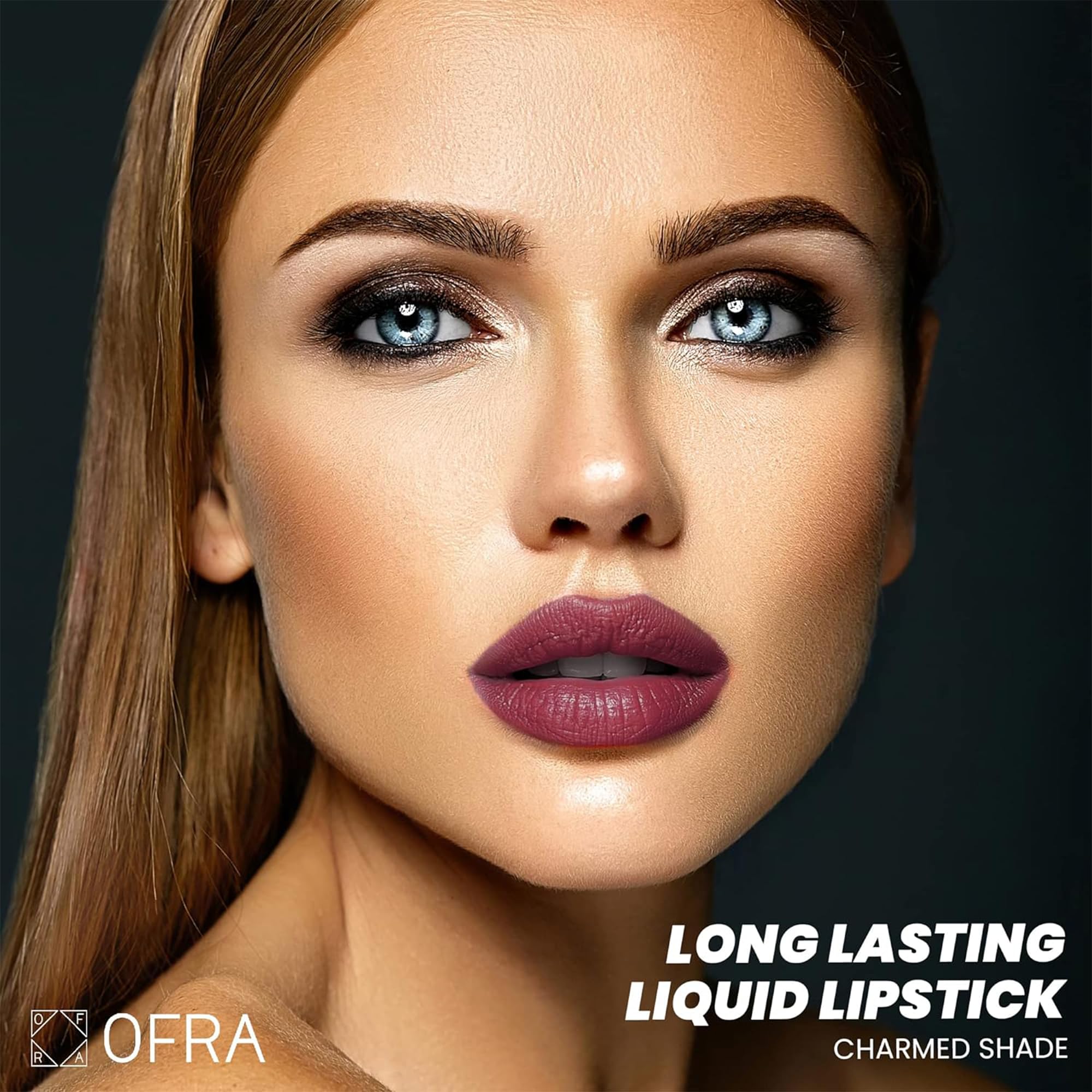 Ofra Cosmetics Charmed - Long Lasting Liquid Lipstick Lightweight Velvet Matte Lip Makeup with Vitamin A & Antioxidants - Lasts Up To 5 Hours - Vegan Formula - 8g Tube