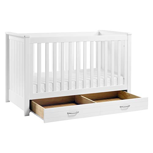 DaVinci Asher 3-in-1 Convertible Crib in White, Greenguard Gold Certified