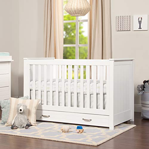 DaVinci Asher 3-in-1 Convertible Crib in White, Greenguard Gold Certified