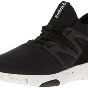 Reebok Women's Hayasu Dance Shoe, Black/White, 6 M US