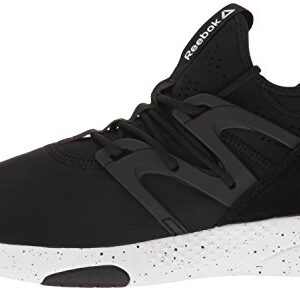 Reebok Women's Hayasu Dance Shoe, Black/White, 6 M US