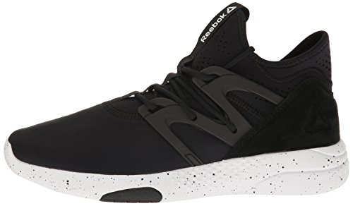 Reebok Women's Hayasu Dance Shoe, Black/White, 6 M US