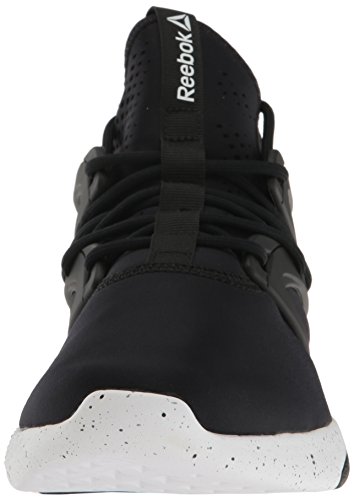 Reebok Women's Hayasu Dance Shoe, Black/White, 6 M US