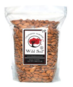 wild soil beyond almonds, unflavored– 20% higher protein than other almonds, distinct and superior to organic, raw