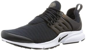 nike womens air presto black / black-white running shoe sz, 5 b(m) us