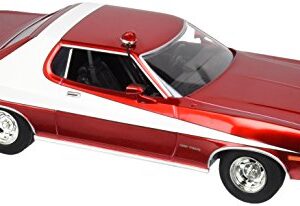 Greenlight Artisan Starsky & Hutch Ford Gran Torino Vehicle (1:18 Scale), Red Chrome