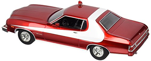 Greenlight Artisan Starsky & Hutch Ford Gran Torino Vehicle (1:18 Scale), Red Chrome