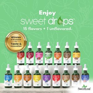 SweetLeaf SteviaClear Sweet Drops - Stevia Liquid Drops Sweetener, Pure Stevia Drops with No Bitter Aftertaste, Liquid Sugar Alternative, Zero Calorie, Keto Food, Non-GMO SweetLeaf Stevia, 4 Fl Oz (Pack of 3)