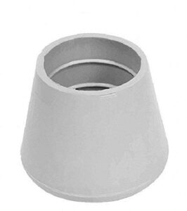 vico marine - tpe rubber gray crutch tips - won't scuff floors - 7/8" - 5 pack