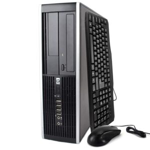 hp elite 8200 sff desktop pc - intel core i5-2400 3.1ghz 8gb 250gb dvdrw windows 10 professional (renewed)