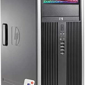 HP Compaq Elite 8000 MiniTower PC - Intel Core 2 Duo 3.0GHz 8GB 500GB DVD Windows 10 Professional (Renewed)