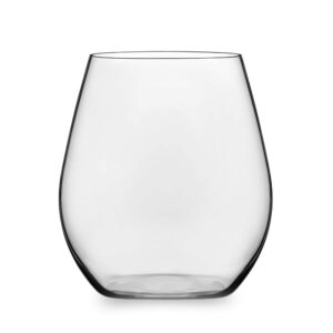 Libbey Signature Kentfield Stemless Red Wine Glasses, 18-ounce, Set of 4