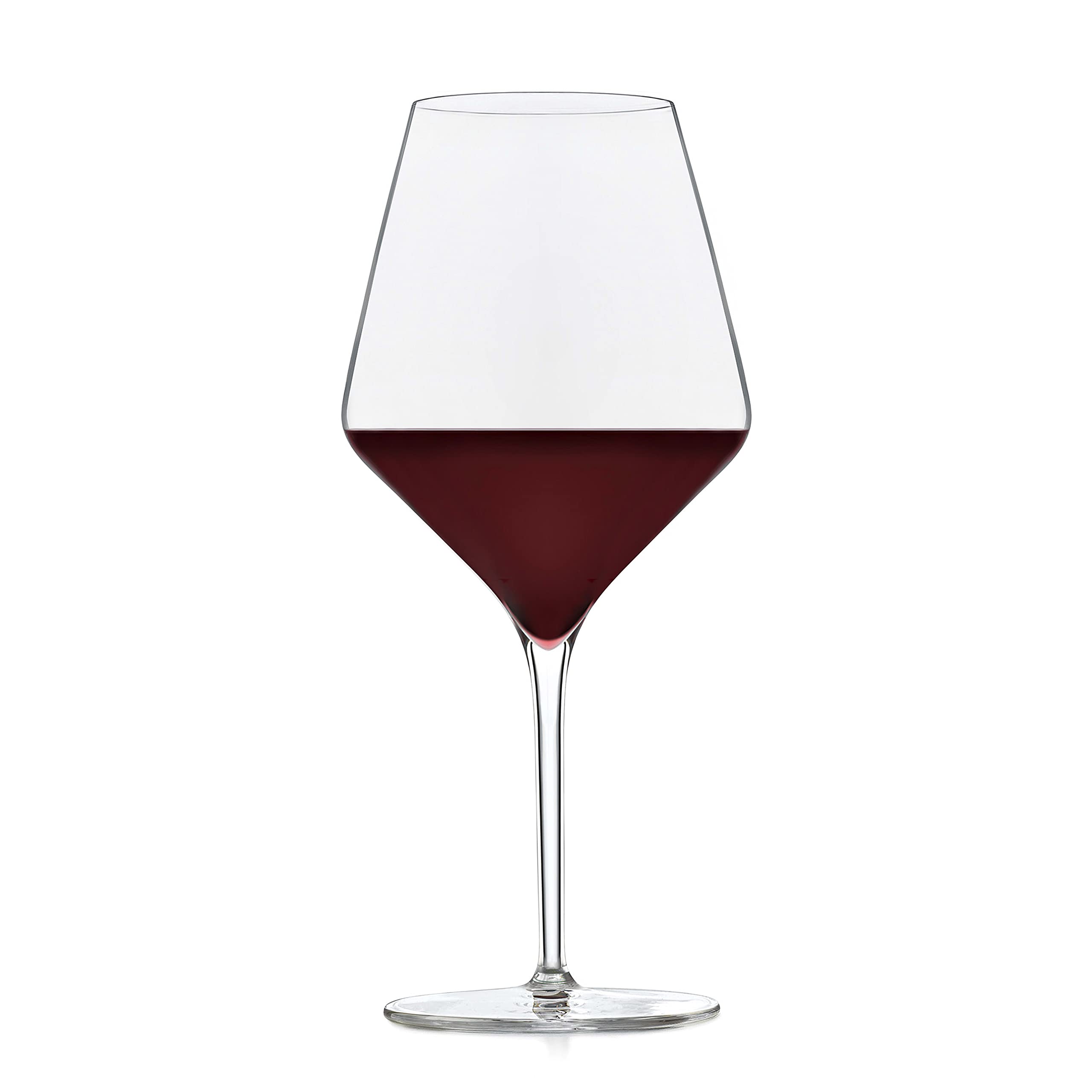 Libbey Signature Red Wine Glasses Set of 4, Seamless 24 Oz Wine Glasses for Cabernet, Merlot, and More, Stemmed Wine Glasses for All Occasions