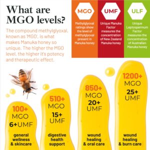 Manuka Honey MGO 850+ / UMF 20+ High Strength Manuka Honey Medical Grade - Non GMO - Raw Manuka Honey - Manuka Honey Organic - AMHA Certified Honey Manuka - 250g by Good Natured