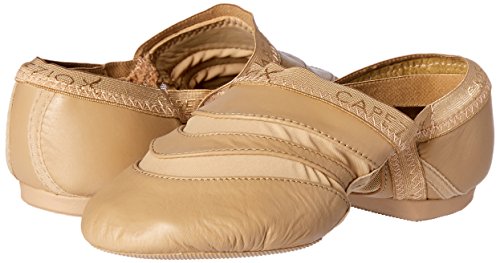 Capezio Women's Freeform Jazz Shoe, Caramel, 13.5 Wide