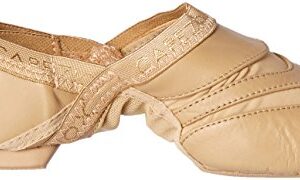 Capezio Women's Freeform Jazz Shoe, Caramel, 13.5 Wide