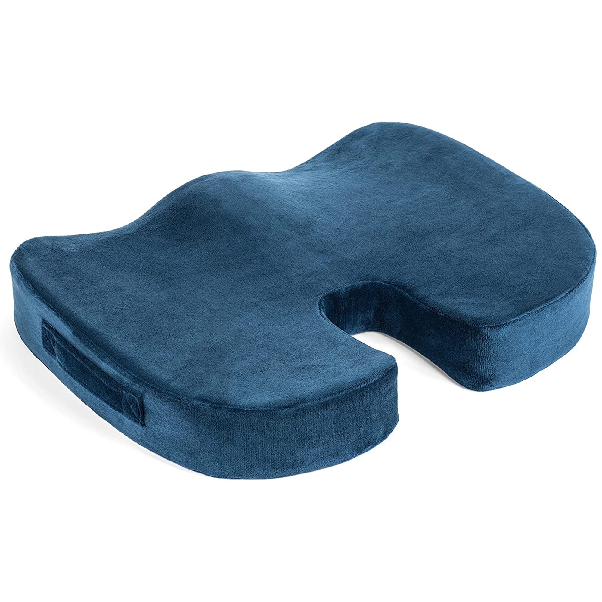 OFFICEGYM Orthopedic Coccyx Seat Cushion: Premium Memory Foam Pillow for Tailbone Pain & Back Support. Ergonomic & Travel Ready. Premium Hip & Back Support for Office Chair, Cars, & Airplane Seats