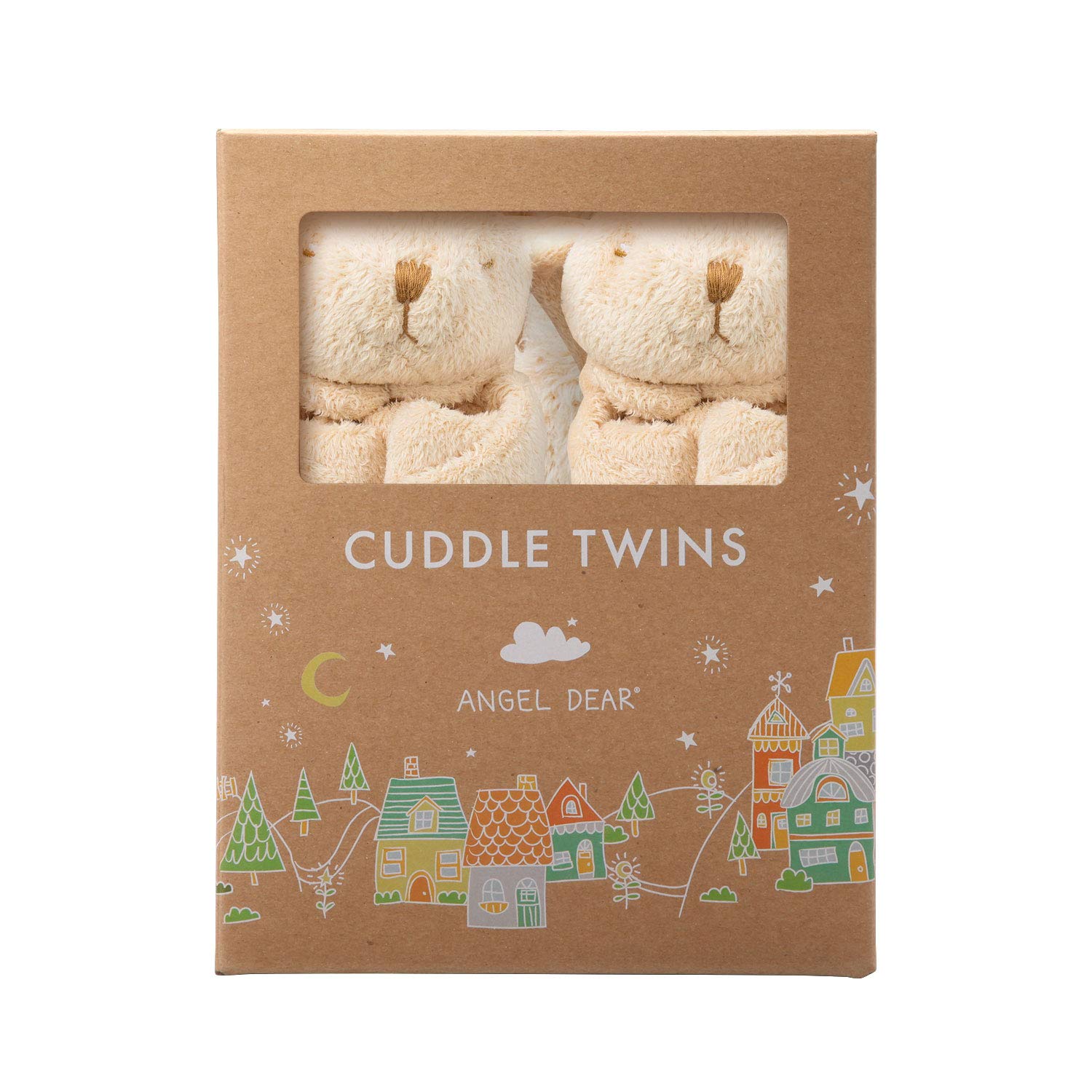 Angel Dear - Beige Bunny, Cuddle Twins Set