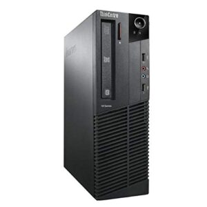 lenovo thinkcentre m91p high performance small factor desktop computer, intel i5 6m cache 3.7ghz, 8gb ram, 500gb hdd, dvd burner, windows 10 professional (renewedd)