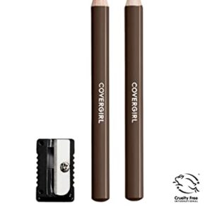 CoverGirl Easy Breezy Brow, Fill+Define Pencils [505] Rich Brown 2 ea​​ ( Pack of 4)​