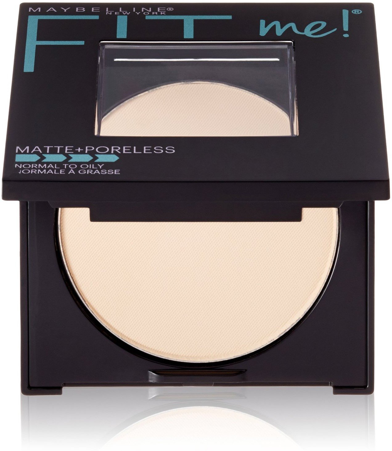 Maybelline New York Fit Me Matte + Poreless Foundation Powder, Translucent [100] 0.30 Ounce