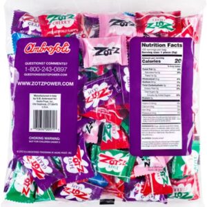 Zotz Fizzy Candy, Assorted Flavors, 200 Count