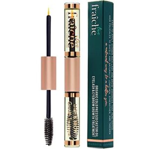 usda organic castor oil lash serum - premium all natural cold pressed castor oil eyelash growth serum with mascara tube - eyelash treatment and conditioner - for thicker and fuller lashes