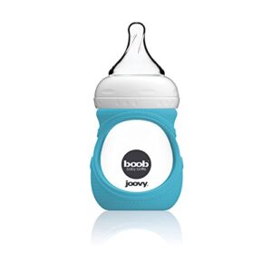 JOOVY Boob Glass Bottle & Sleeve, 5 Ounce