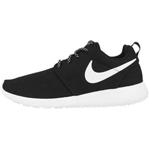 nike women's roshe one running shoe,black/white/dark grey,7.5