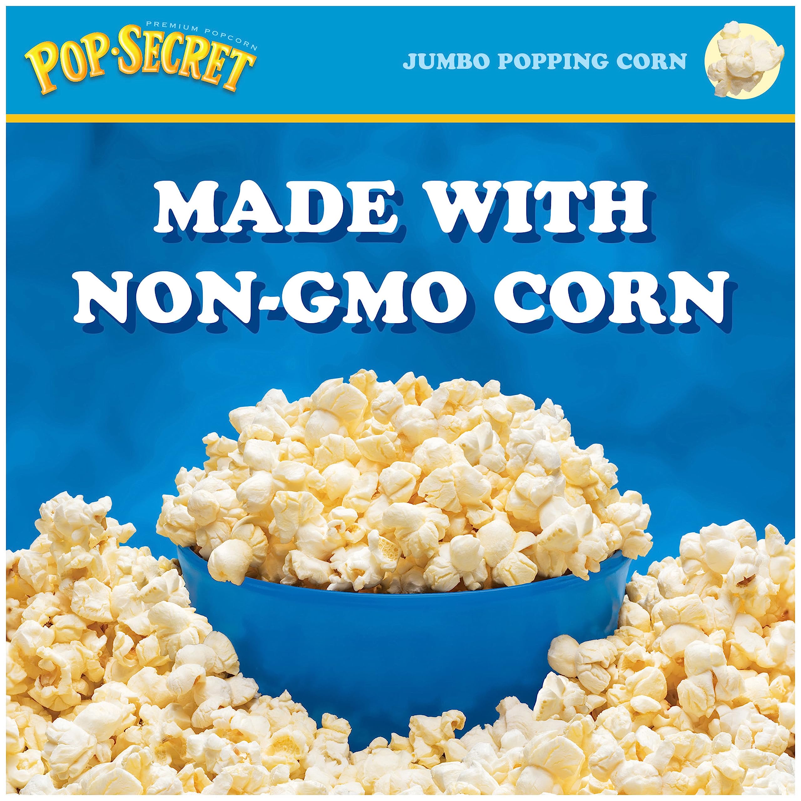 Pop Secret Jumbo Popcorn Kernels, 30 Oz Jar