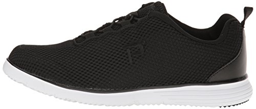 Propét Women's TravelFit Prestige Walking Shoe, Black, 10 2A US