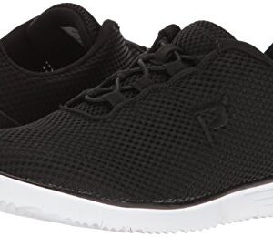 Propét Women's TravelFit Prestige Walking Shoe, Black, 10 2A US