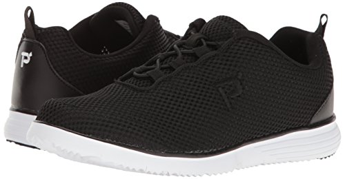 Propét Women's TravelFit Prestige Walking Shoe, Black, 10 2A US