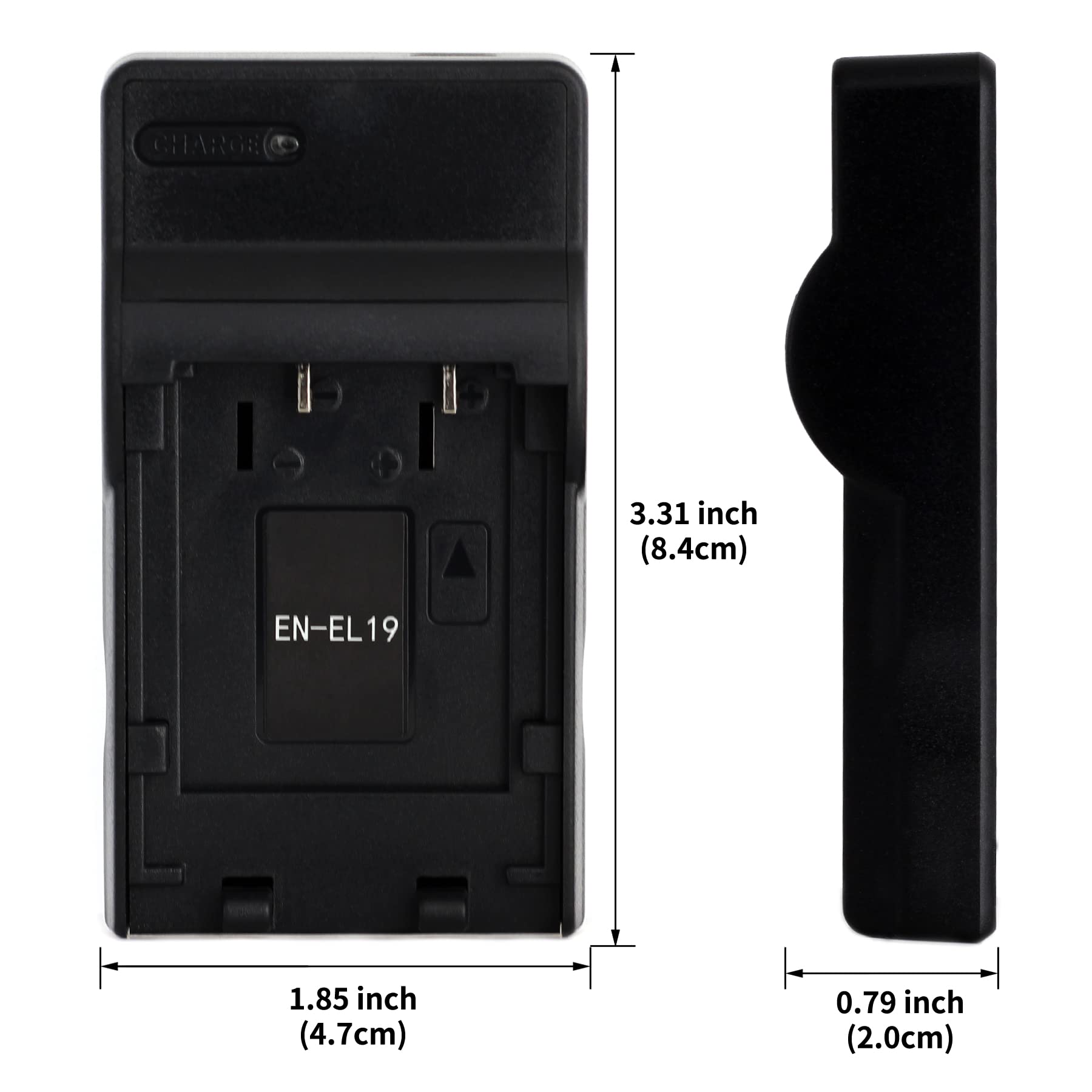 EN-EL19 USB Charger for Nikon Coolpix S33, S7000, S6900, S2800, S100, S3100, S4100, S4300, S5200, S6500 Camera and More