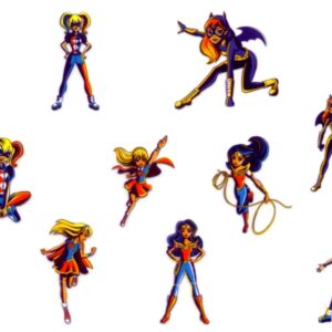 DC Super Hero Girls - 75 Assorted Temporary Tattoos