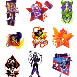 DC Super Hero Girls - 75 Assorted Temporary Tattoos