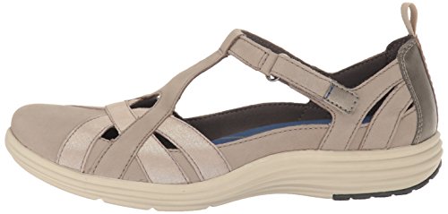 Aravon Women's Beaumont Fisherman Sandal, Stone, 7.5 Narrow