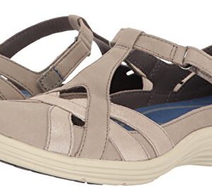 Aravon Women's Beaumont Fisherman Sandal, Stone, 7.5 Narrow