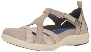 aravon women's beaumont fisherman sandal, stone, 7.5 narrow