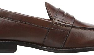 Nunn Bush Men's Noah Penny Loafer Dress Casual Slip On Shoe, Brown, 11 Wide