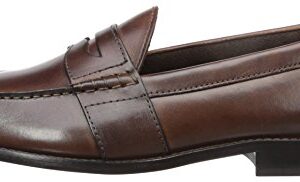 Nunn Bush Men's Noah Penny Loafer Dress Casual Slip On Shoe, Brown, 11 Wide