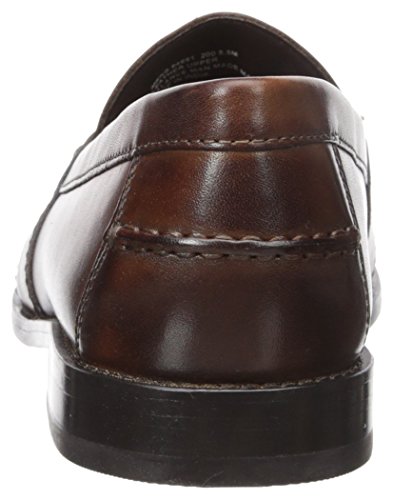 Nunn Bush Men's Noah Penny Loafer Dress Casual Slip On Shoe, Brown, 11 Wide