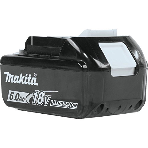 Makita BL1860B-2 18V LXT Lithium-Ion 6.0Ah Battery, 2/pk, Black