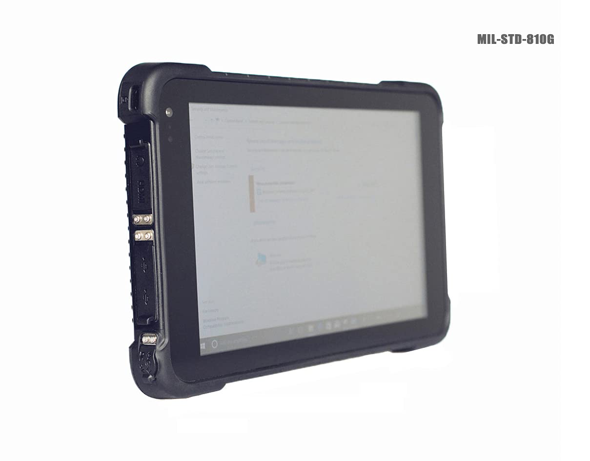 Vanquisher 8-Inch Industrial Rugged Tablet PC, Windows 10 Pro 64-bit | 7800mAH Battery | GPS GNSS | 4G LTE| Drop Resistant, for Enterprise Field Mobility