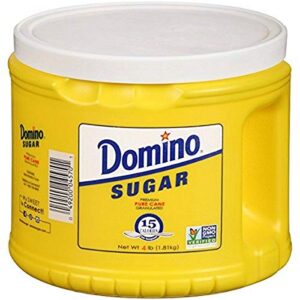 domino granulated sugar, 4 lb