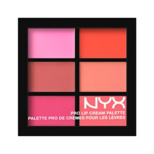 nyx professional makeup pro lip cream palette, the pinks, 0.317 ounce