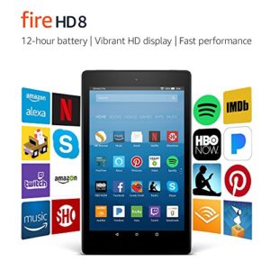 Fire HD 8 Tablet with Alexa, 8" HD Display, 32 GB, Black - with Special Offers (Previous Generation – 7th)